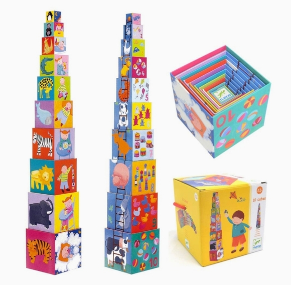 Djeco | Toys | Djeco Stacking Nesting Cubes | Poshmark